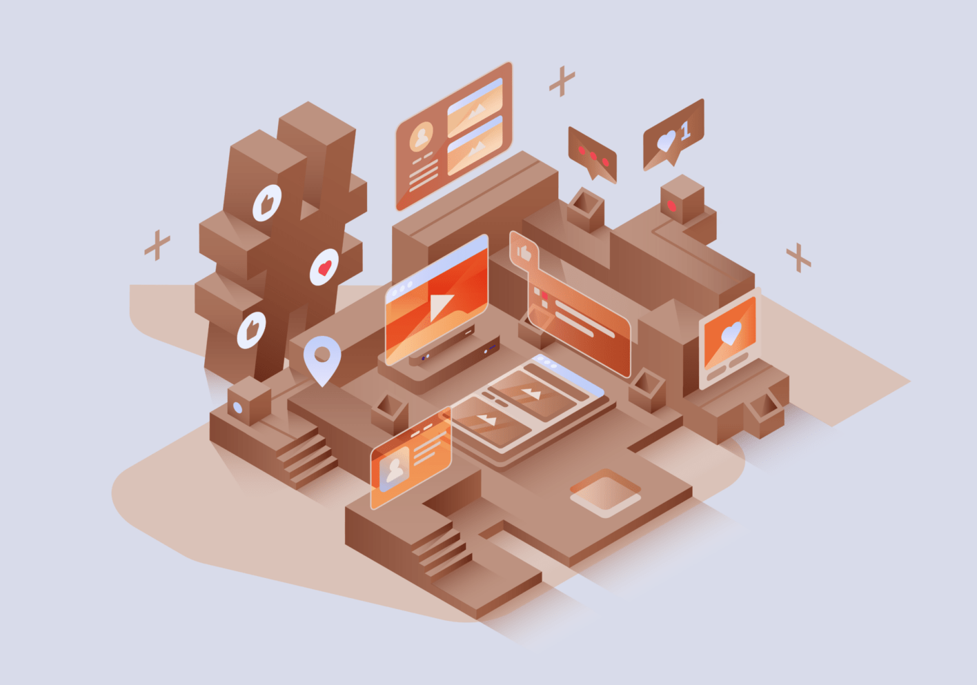 Isometric Illustrations – Apex Studio
